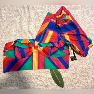 FARM Rio | Tops | Farm Rio Brunas Stripes Crop Top | Poshmark